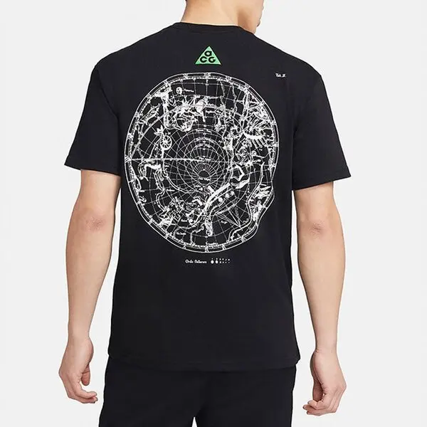 Nike Stargaze Athleisure Casual Sports Round Neck Short Sleeve - Black