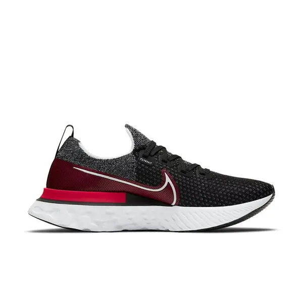 Nike React Infinity Run Flyknit Athletic Sneakers - Black/red