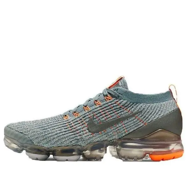 Nike Vapormax Flyknit 3 Sneakers - Gray/orange