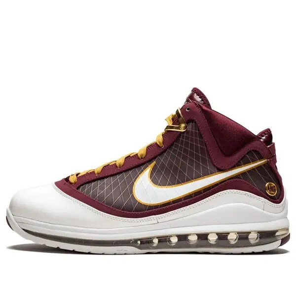 Nike Max Lebron 7 "christ The King" Sneakers - White/goldyellowgold