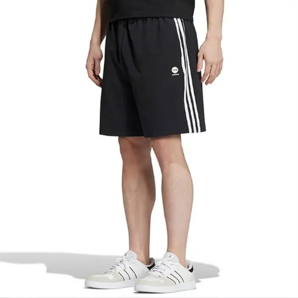 Adidas Neo Solid Color Logo Athleisure Sports Shorts