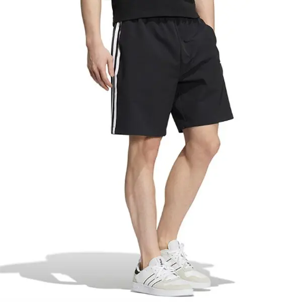 Adidas Neo Solid Color Logo Athleisure Sports Shorts