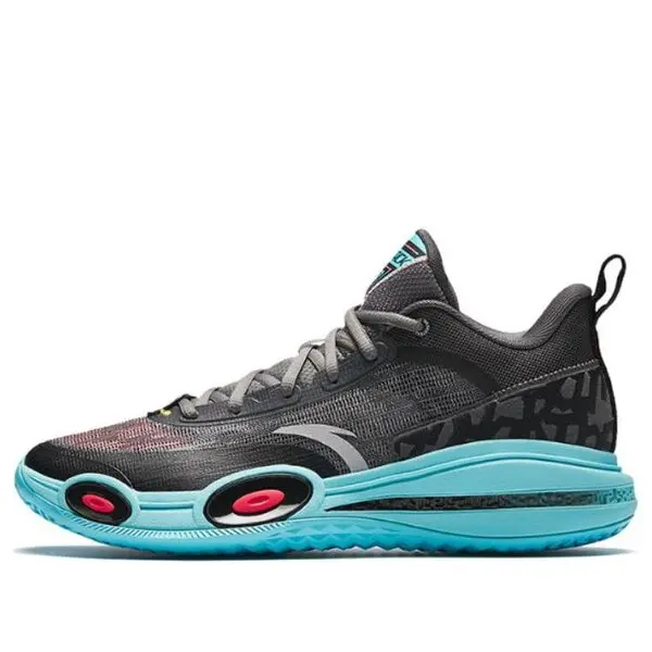 ANTA Attack 1 Sneakers - Black/teal
