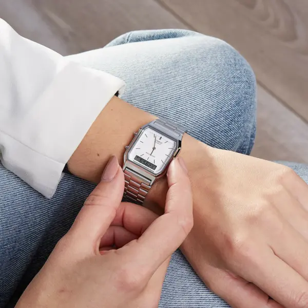 Casio Analog/digital Stainless Steel Watch