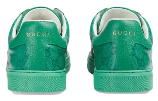Gucci Ace Gg Crystal Canvas Sneakers - Green