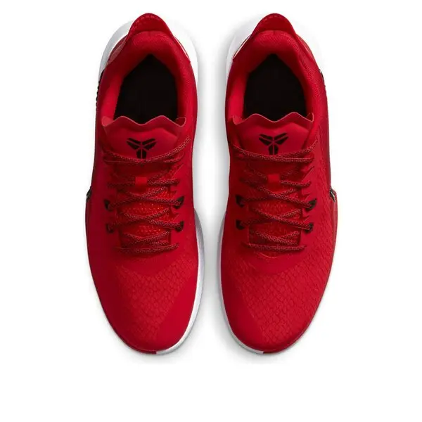 Nike Mamba Fury Team Basketball Sneakers - Red/white