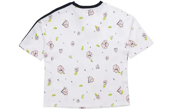 PUMA Casual Round Neck Short Sleeve T-shirt
