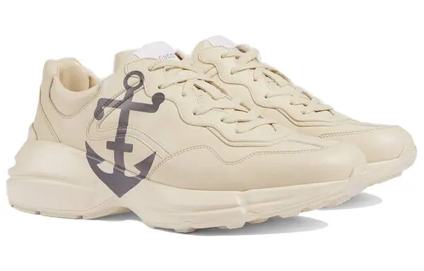 Gucci Rhyton Series Printed Sneakers - White