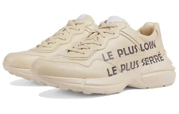Gucci Rhyton Series Printed Sneakers - White