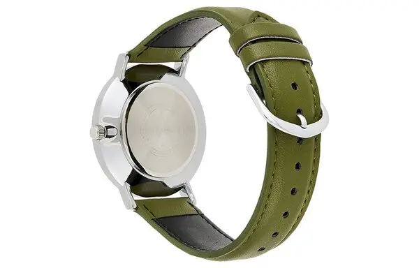 Casio Quartz Analog Watch With Leather Strap