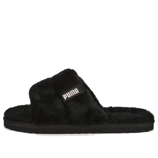 PUMA Fluff Solo Slippers - Black