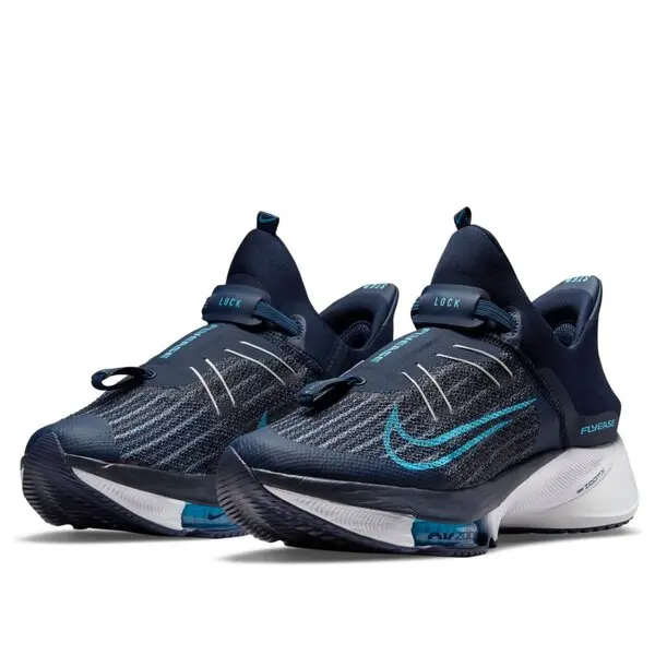 Nike Zoom Tempo Next% Flyease Athletic Sneakers - Black/blue