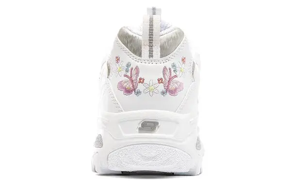 Sketchers D'lites 1.0 Low Top Sneakers - White