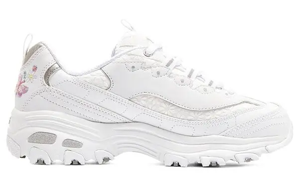 Sketchers D'lites 1.0 Low Top Sneakers - White
