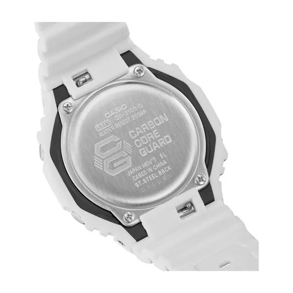 Casio G-shock Octagonal Biopolymer Resin Strap Watch - White