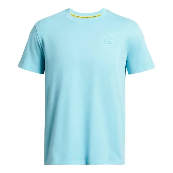 Under Armour Curry Emboss Hw T-shirt - Mint Blue