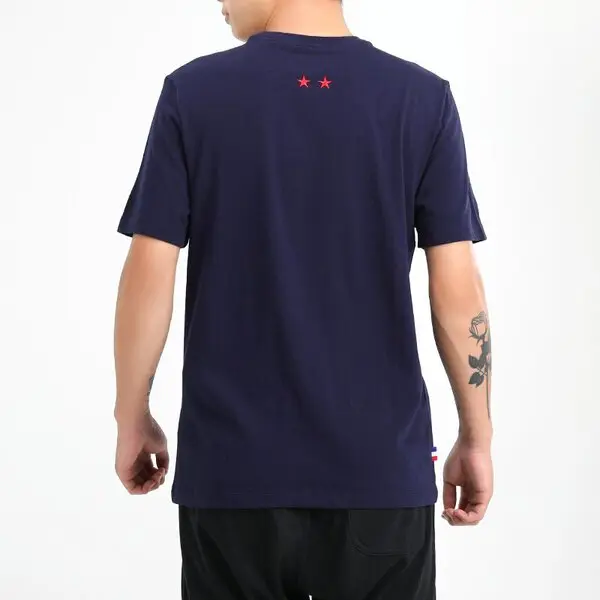 Nike As Fff Nk Tee Travel Blackened Blue - Black/blue