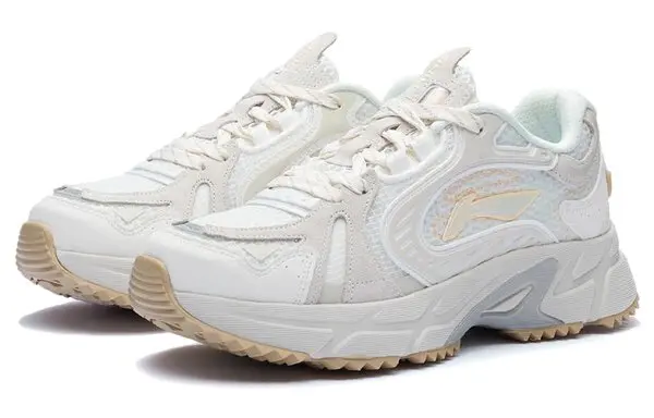 LI-NING Shiguang Sneakers - White/khaki/grey