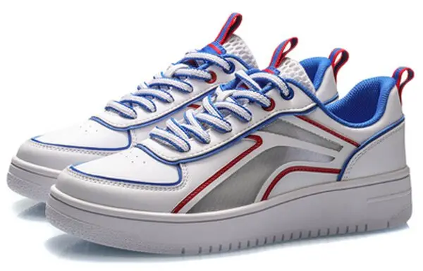 LI-NING Classic Leisure Low Top Sneakers - Whiteredblue