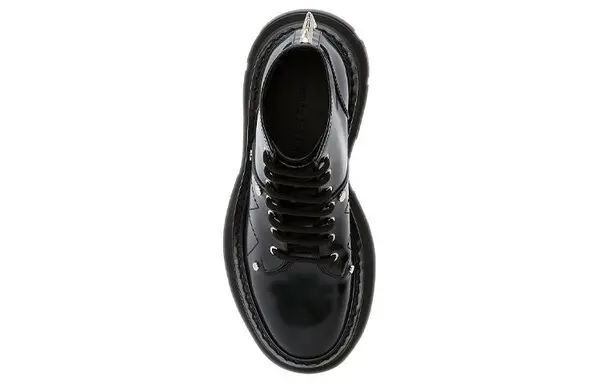 Alexander McQueen Leather Studded Ankle Boots