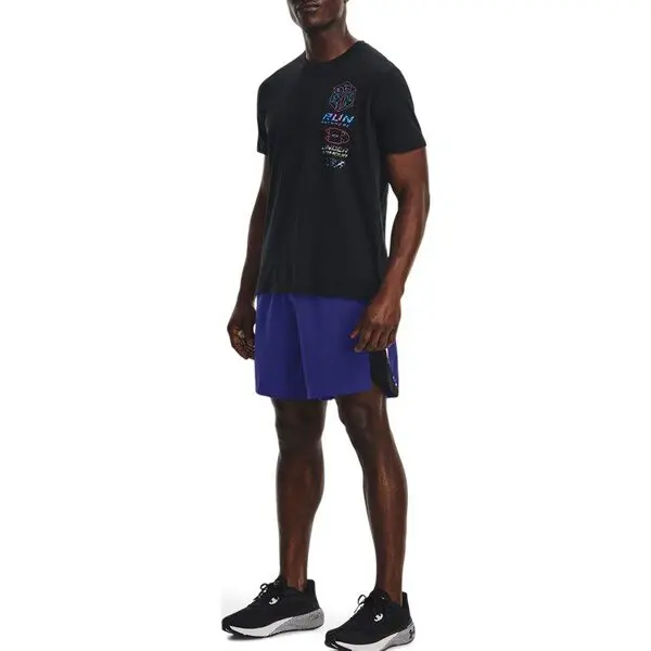 Under Armour Run Anywhere T-shirt 'black Multi