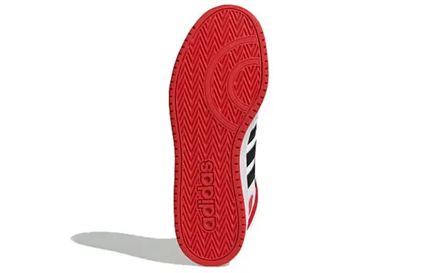 Adidas Hoops 2.0 Mid Sneakers - Black/red