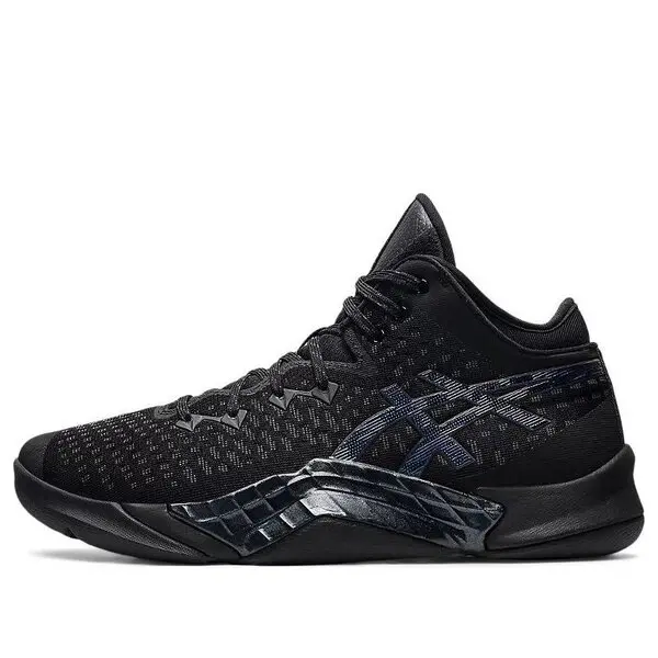 Asics High Top Lace-up Athletic Sneakers - Black