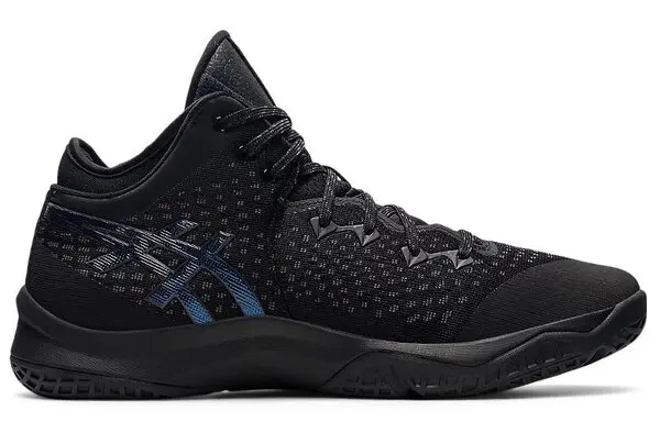 Asics High Top Lace-up Athletic Sneakers - Black
