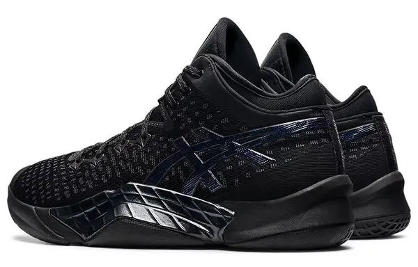 Asics High Top Lace-up Athletic Sneakers - Black