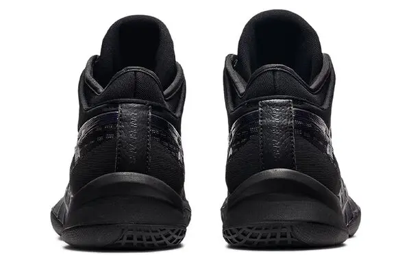 Asics High Top Lace-up Athletic Sneakers - Black