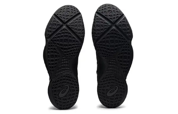 Asics High Top Lace-up Athletic Sneakers - Black