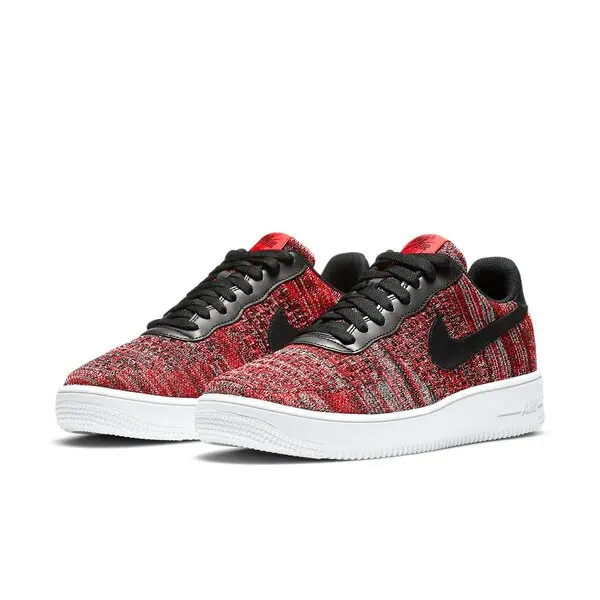 Nike Force 1 Flyknit 2.0 Sneakers - Black/red
