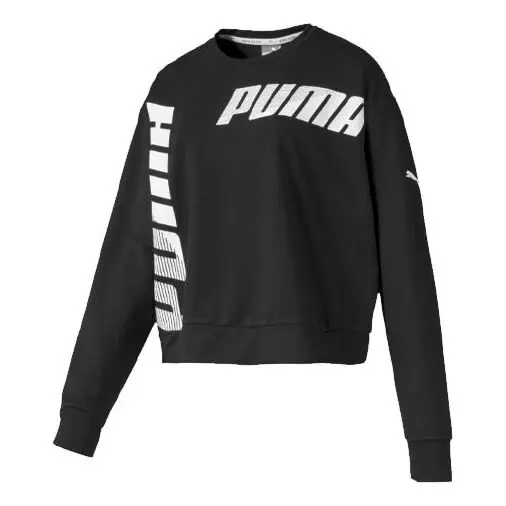 PUMA Long Sleeve Hoodie - Black