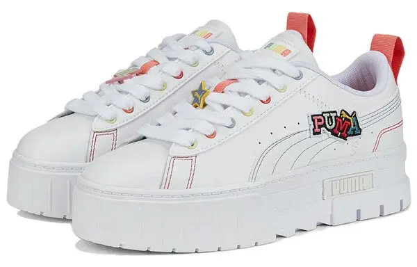 PUMA Mayze Pierced White Multi Sneakers