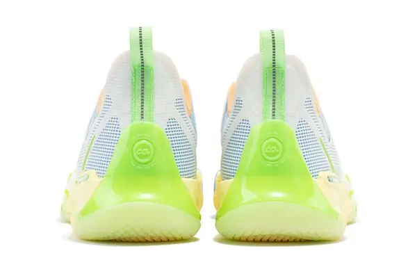 361 DEGREES Burning Force Iso Athletic Sneakers - White/blue/green