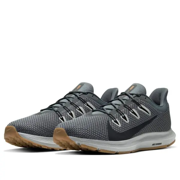Nike Quest 2 "smoke Grey Gum" Athletic Sneakers - Grey/black