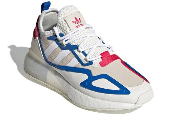 Adidas Originals Zx 2k Boost Sneakers - White/blue/red