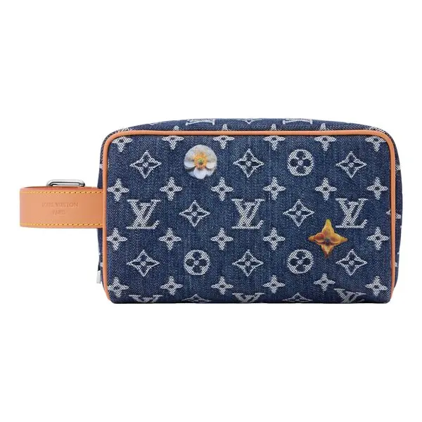 LOUIS VUITTON Locker Dopp Kit - Blue