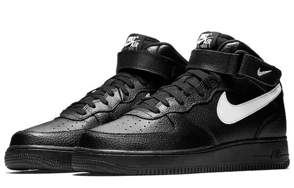 Nike Force 1 Mid '07 Sneakers - Black