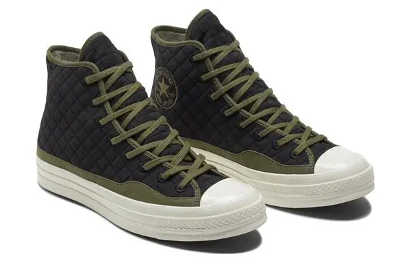 CONVERSE Chuck 70 High Top Quilted Sneakers - Black