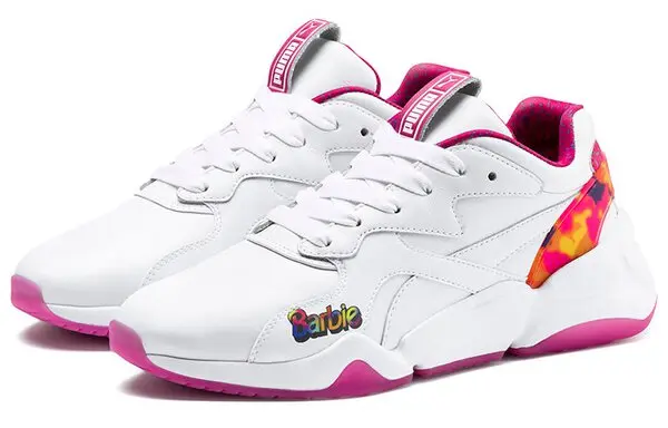 PUMA Barbie X Nova Flash Sneakers - White/pink