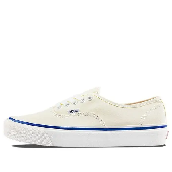 VANS Authentic 44 Deck Dx Retro Casual Skateboarding Shoes - White/blue