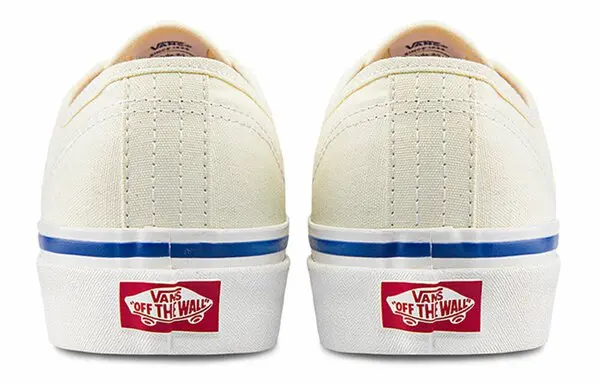 VANS Authentic 44 Deck Dx Retro Casual Skateboarding Shoes - White/blue