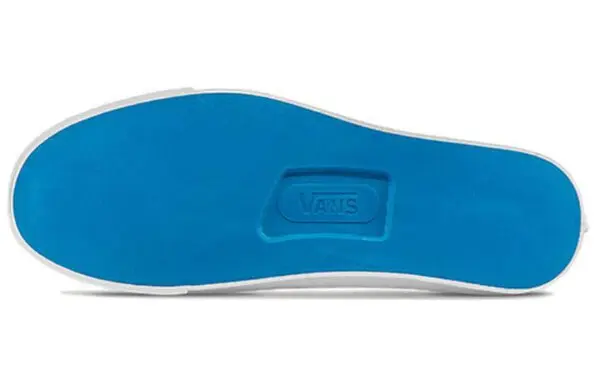 VANS Authentic 44 Deck Dx Retro Casual Skateboarding Shoes - White/blue