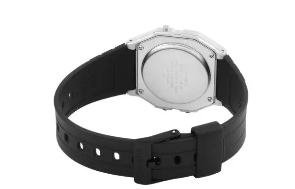 Casio Digital Watch With Water Resistance - Black/silver