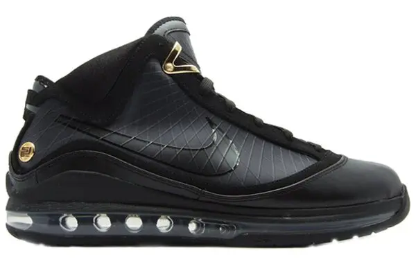 Nike Max Lebron 7 High Top Sneakers - Black