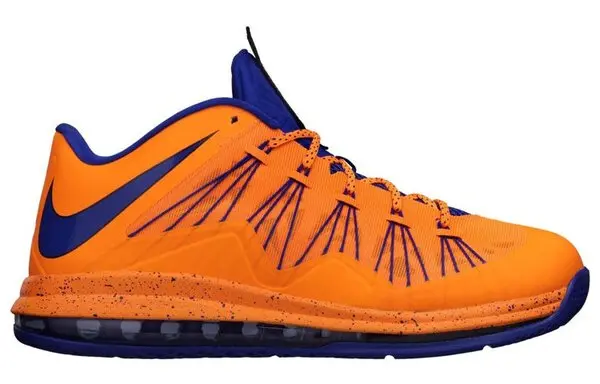 Nike Max Lebron 10 Low "knicks" Sneakers - /blackblue/white