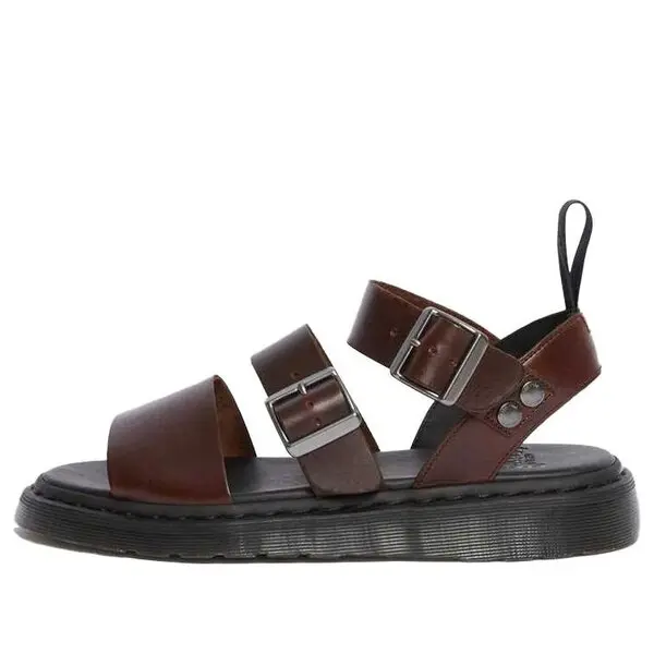 Dr. Martens Gryphon Brando Gladiator Sandals - Dark Brown