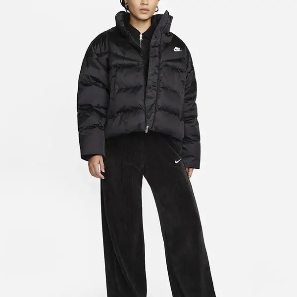Nike Therma-fit City Series Synthetic Fill Shine Jacket - Black/multi-color