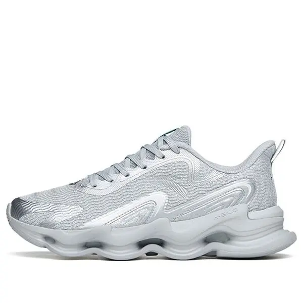 ANTA Silver Grey" Athletic Sneakers - Silver/grey